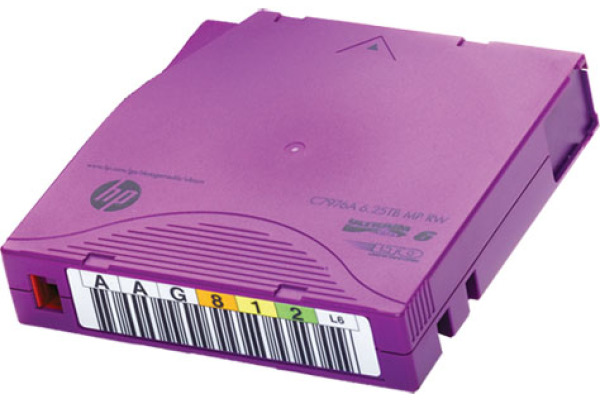 HP LTO Ultrium 6 2.5TB 6.25TB C7976A Data Tape | internetstore.ch ...