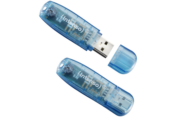 INTENSO USB-Stick Rainbow Line 4GB 3502450 USB 2.0 blue | internetstore ...