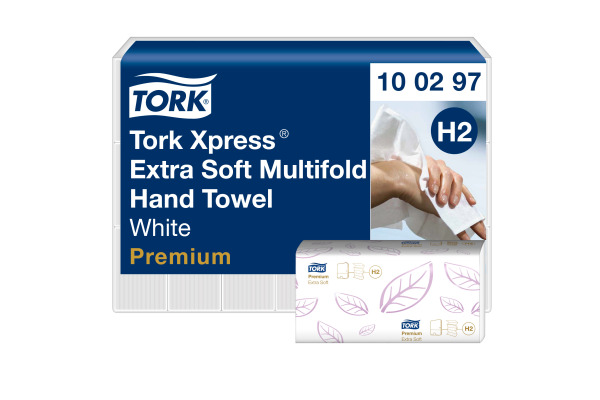 TORK Premium Handtücher H2 100297 Xpress® 2100 Blatt - Schlup