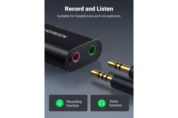 UGREEN External Sound Adapter 30724 USB 2.0,Black | internetstore.ch ...